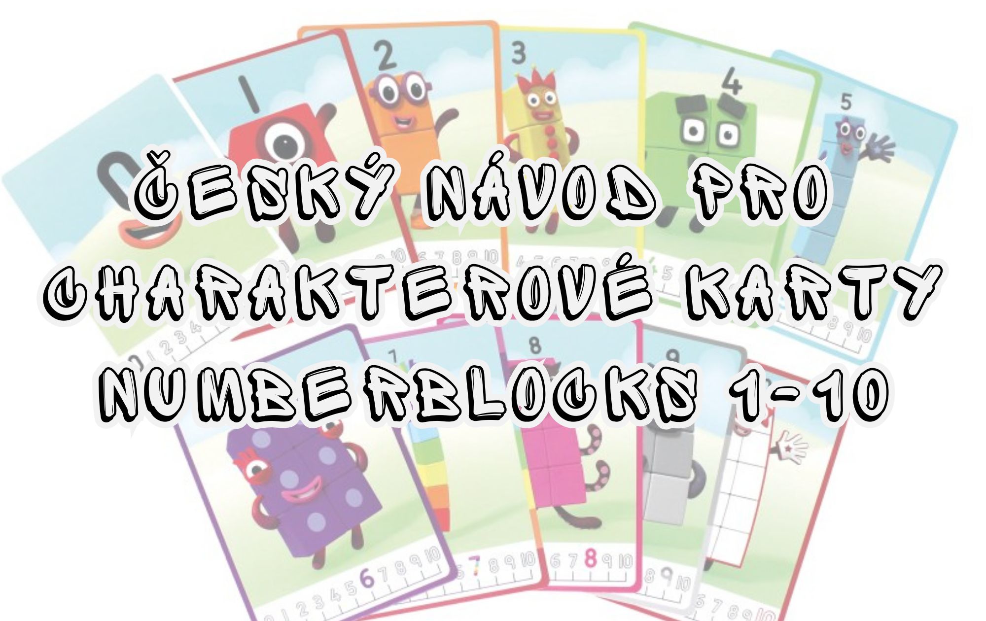 Charakterové karty Numberblocks 1-10 - Magicoland